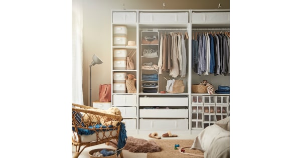 IKEA SKUBB Storage case 93x55x19cm White Bedroom Urban Sales